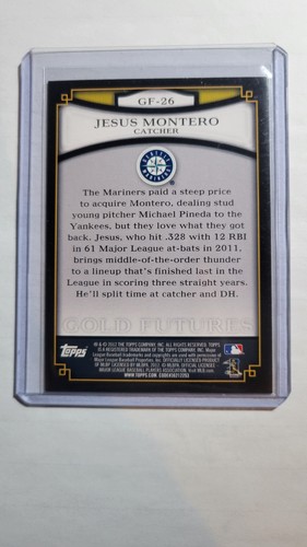 Jesus Montero 2012 Topps Gold Futures #GF-26 Seattle Mariners | eBay