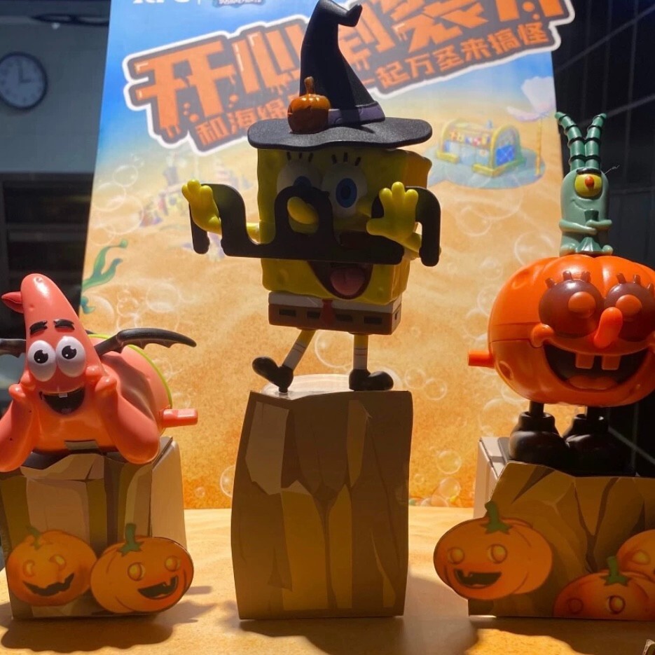 2021 KFC SpongeBob Halloween Set 3pcs New Opened Collectible Toy Fast ...
