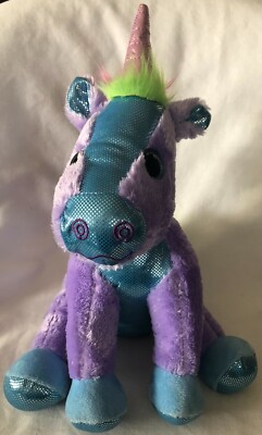 New Winkeez Pink 12" Unicorn Plush Sparkle Stuffed Animal Toy Horse ...