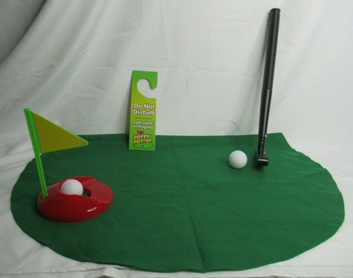 Toilet Mini Golf Game Potty Putter, Gag Gift, New in Original Box | eBay
