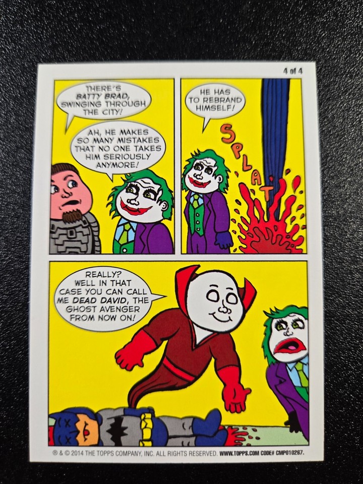 Batman Detective Comics #27 1939 Spoof Garbage Pail Kids Card Joker on ...