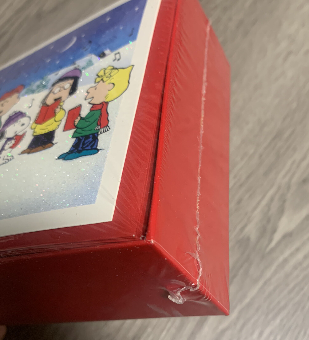 NEW Hallmark Peanuts Christmas Card Box Set of 40 'Sing A Song of ...