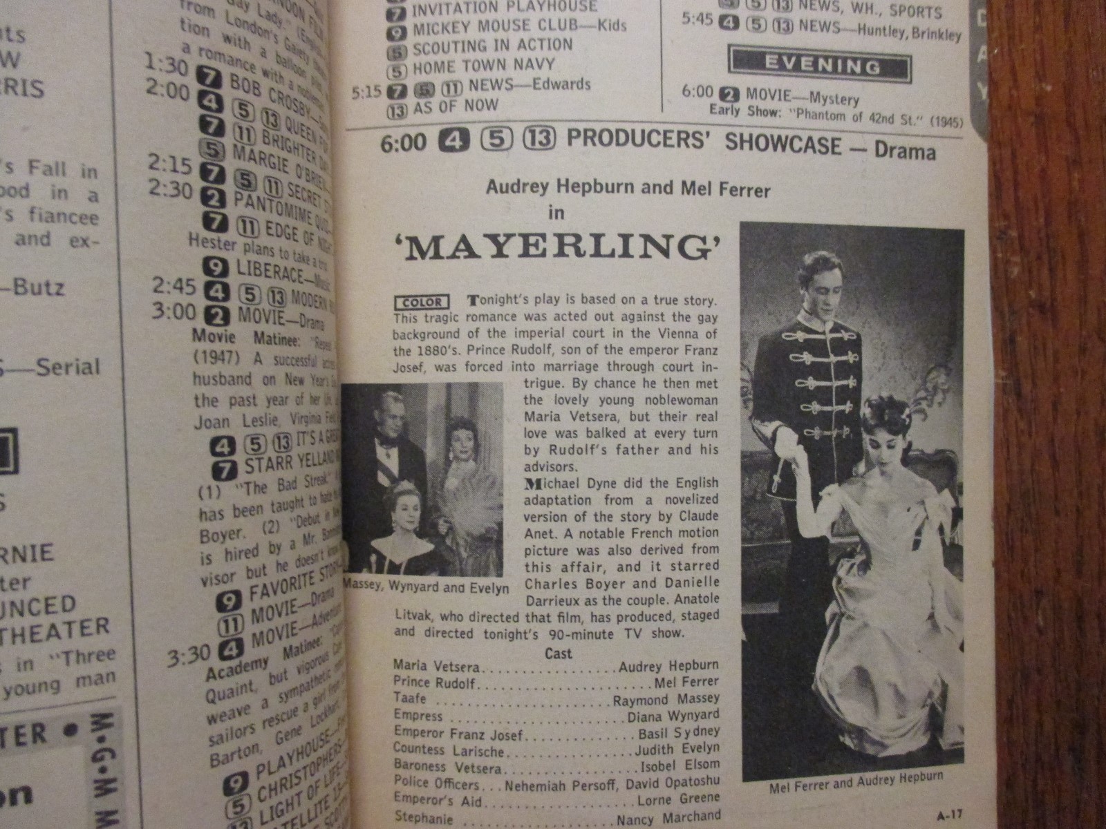 1957 TV Guide(MAURICE GOSFIELD/HARRIET NELSON/PAT CARROLL/JANE WYMAN ...