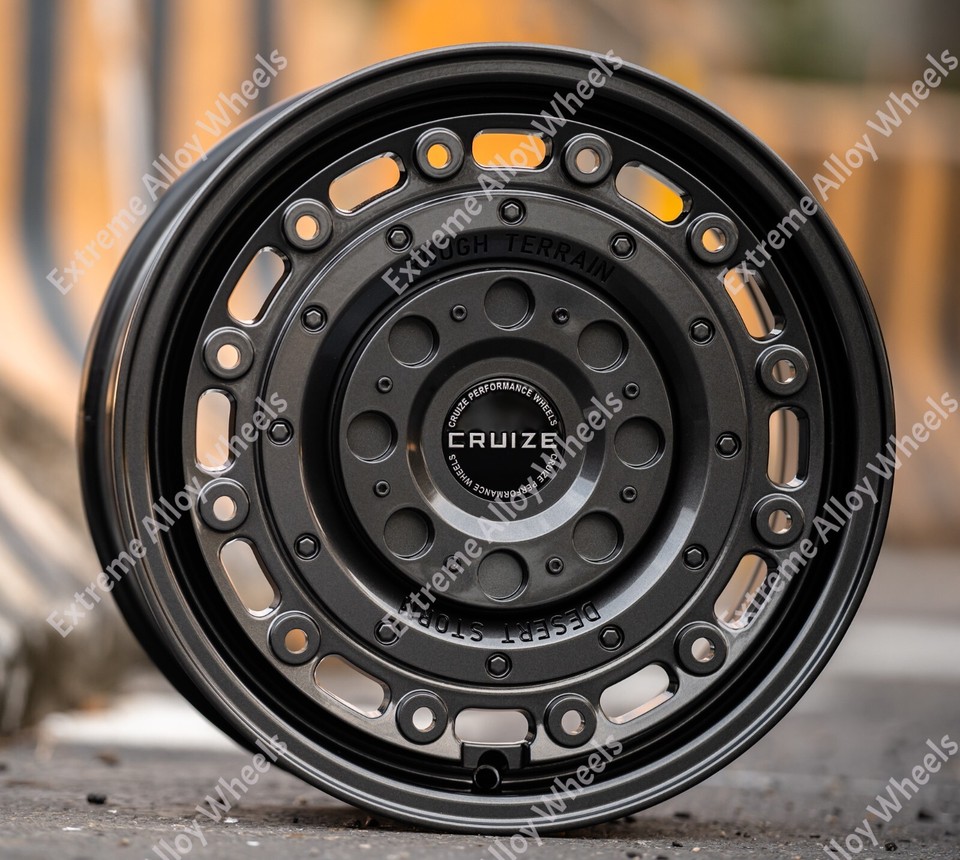 16" Black Cruize DS1 Alloy Wheels For Iveco Daily 6x125 Wheels Only x 4 ...