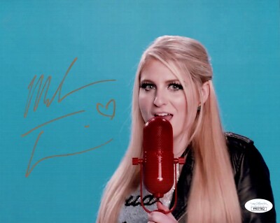 MEGHAN TRAINOR Signed GRAMMY WINNER 8x10 Photo SINGER Autograph JSA COA ...
