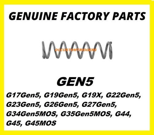 Glock Factory OEM Gen 5 Slide Lock Spring fit 17 19 19x 22 23 26 27 34 ...