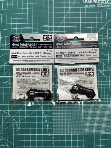 Mini 4Wd Hg Ar Chassis Carbon Side Stay 1.5Mm | eBay