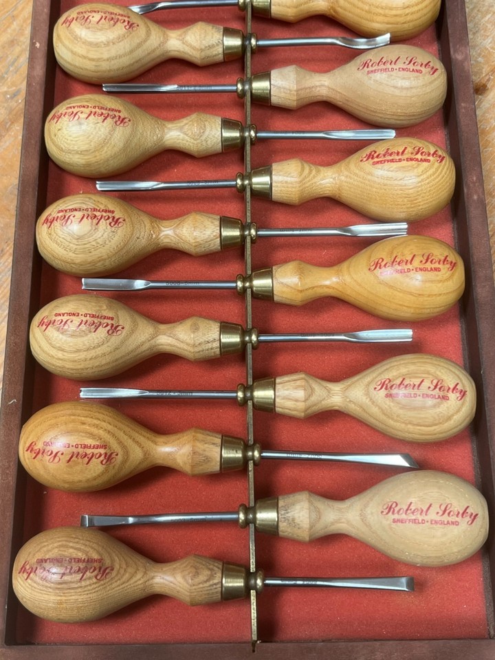 Robert Sorby #P512 12-Piece Micro Carving Chisel Set | eBay