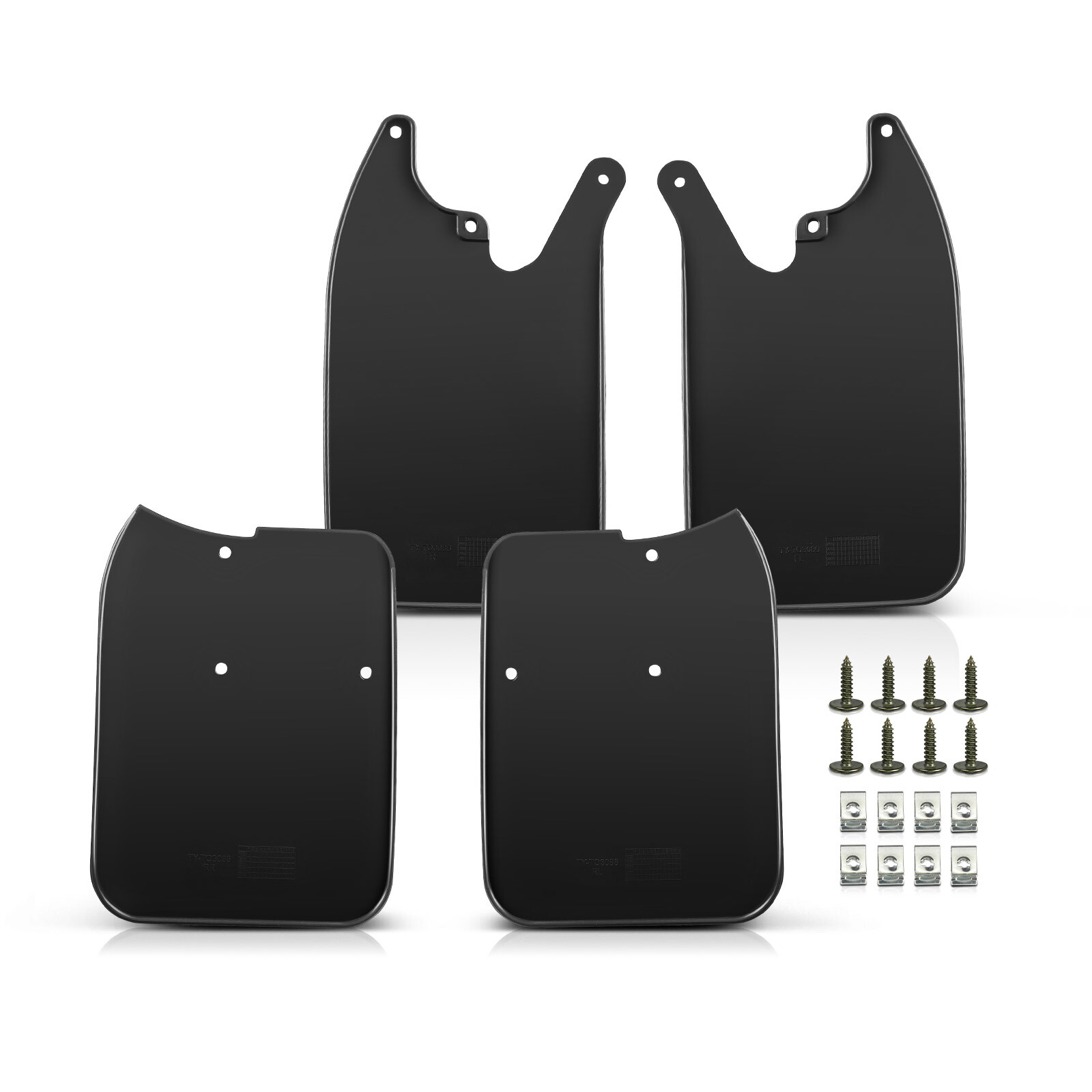 4x Front & Rear Mud Flaps Splash Guard for Toyota Tacoma 1995-2004 4WD ...