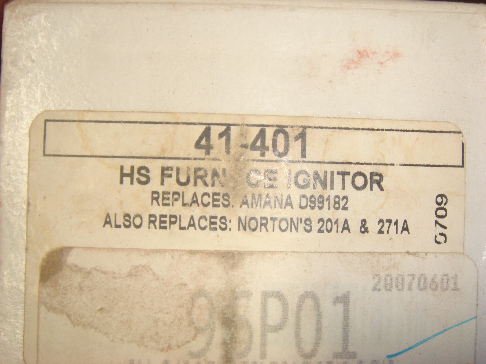Robertshaw Hot Surface Furnace Ignitor, Amana D99182, NORTON 201A, 271A ...