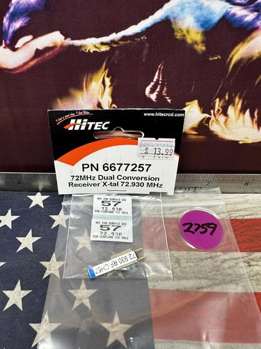 HiTec 6677257 72.390 / Chl-57 / 72mhz Receiver Dual Conversion X-tal | eBay