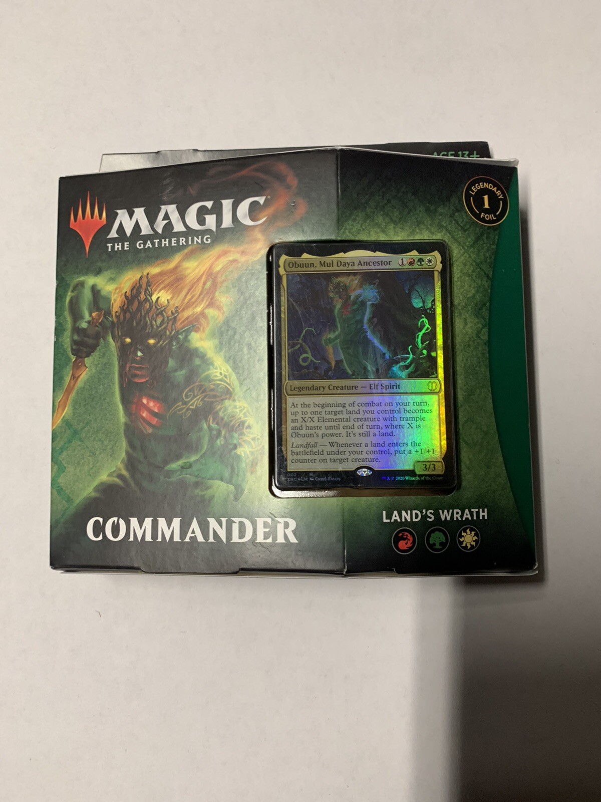 Magic the Gathering Zendikar Rising Land's Wrath Commander Deck | eBay