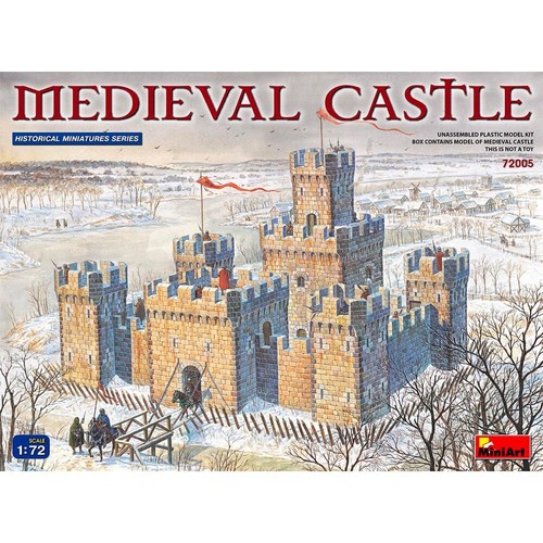 MiniArt 1:72 Scale Medieval Castle Plastic Model Kit | eBay