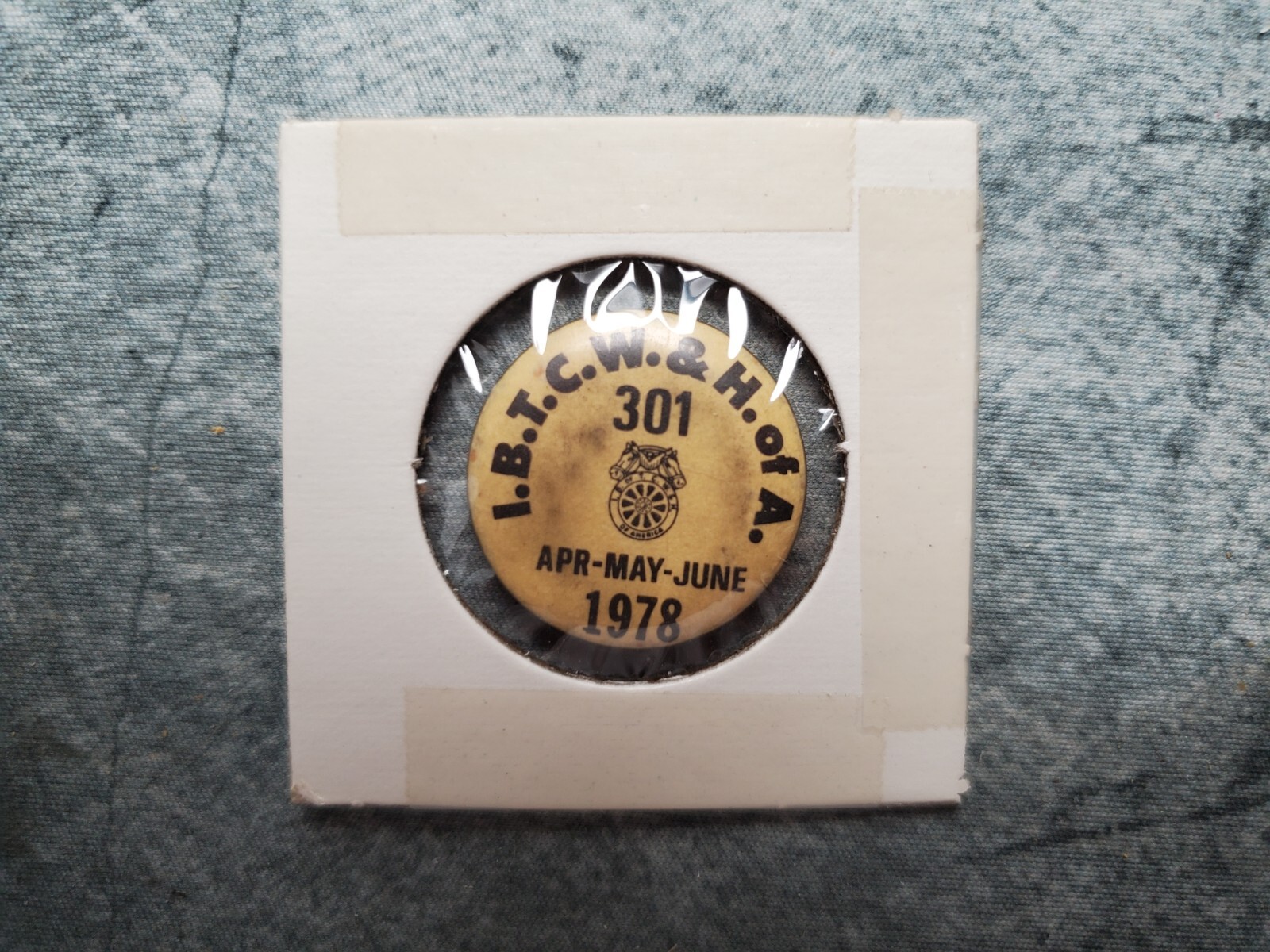 1978 Teamsters Union Pin IBTCW&H of A. I.B.T.C.W & H Local 301 | eBay