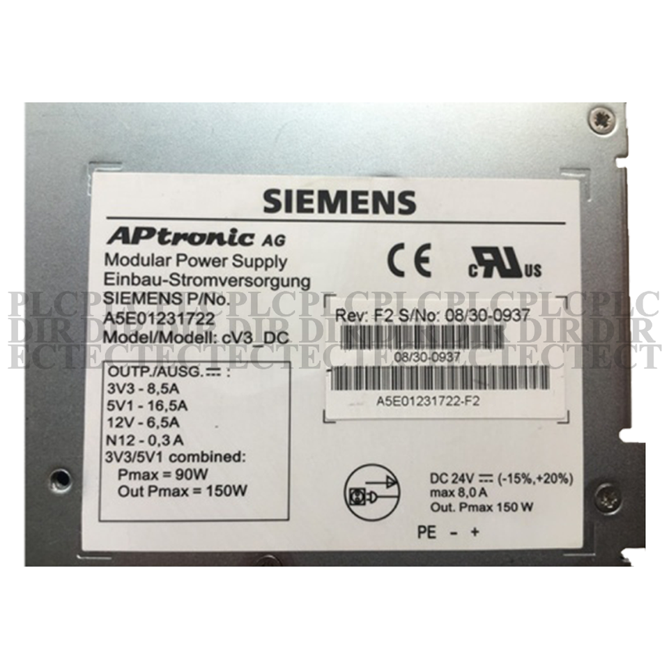 USED Siemens A5E01231722 Power Module Supply | eBay