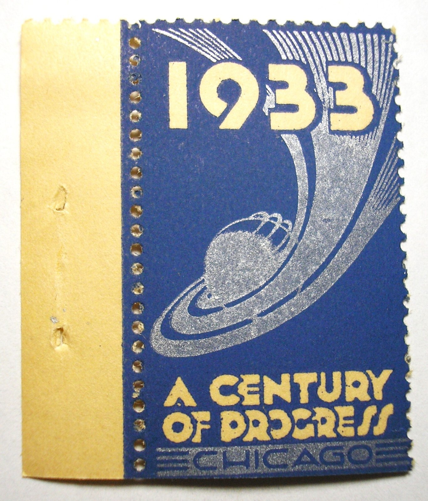 1933 A Century of Progress - Chicago poster stamp + Free Shipping | eBay