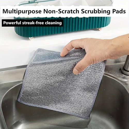 5/10/20Pcs Multipurpose Wire Dishwashing Rags for Wet & Dry Cleaner ...