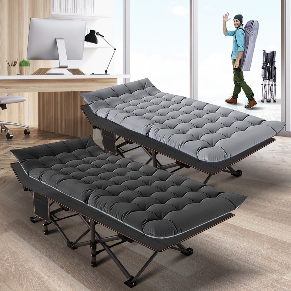 NAIZEA Folding Camping Cot Bed Oversized XXL / Standard Bed Cots ...