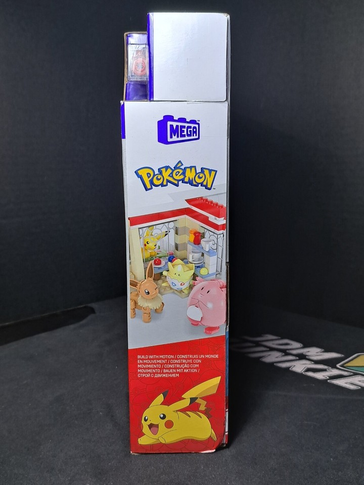 MEGA Pokemon Building Toy Kit Forest Pokémon Center 648 Pieces w/ 4 ...