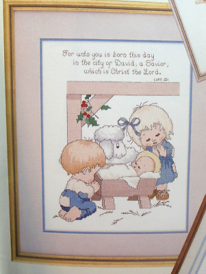 Blessed Are Ye Ruth Morehead Cross Stitch Pattern Book 43 Nativity ...