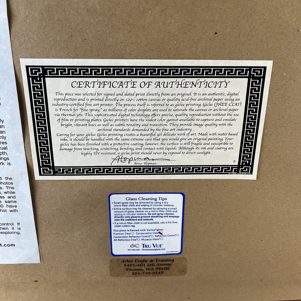 Arius Hopman Haualei Sunset 3 Hawaii Giclee Photo Art COA | eBay