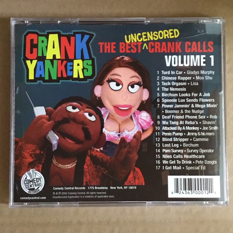 The Best Uncensored Crank Calls, Vol. 1 by Crank Yankers (CD, 2002 ...