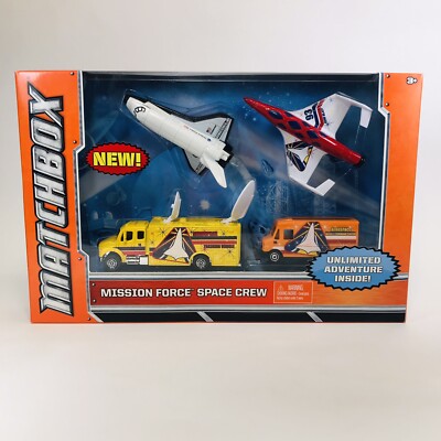 NEW Matchbox MISSION FORCE SPACE CREW Space Shuttle AERO BLAST ...