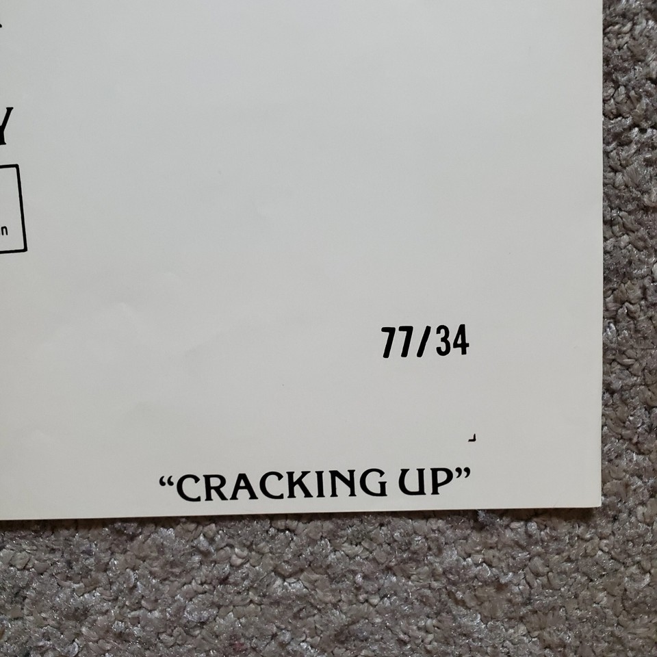 Cracking Up 1977 Original Vintage Movie Poster One Sheet NSS 77/34 | eBay