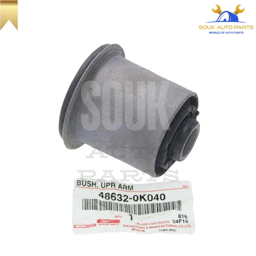 48632-0K040 Genuine Toyota BUSH, FR SUSPENSION UPPER ARM, RH/LH ...