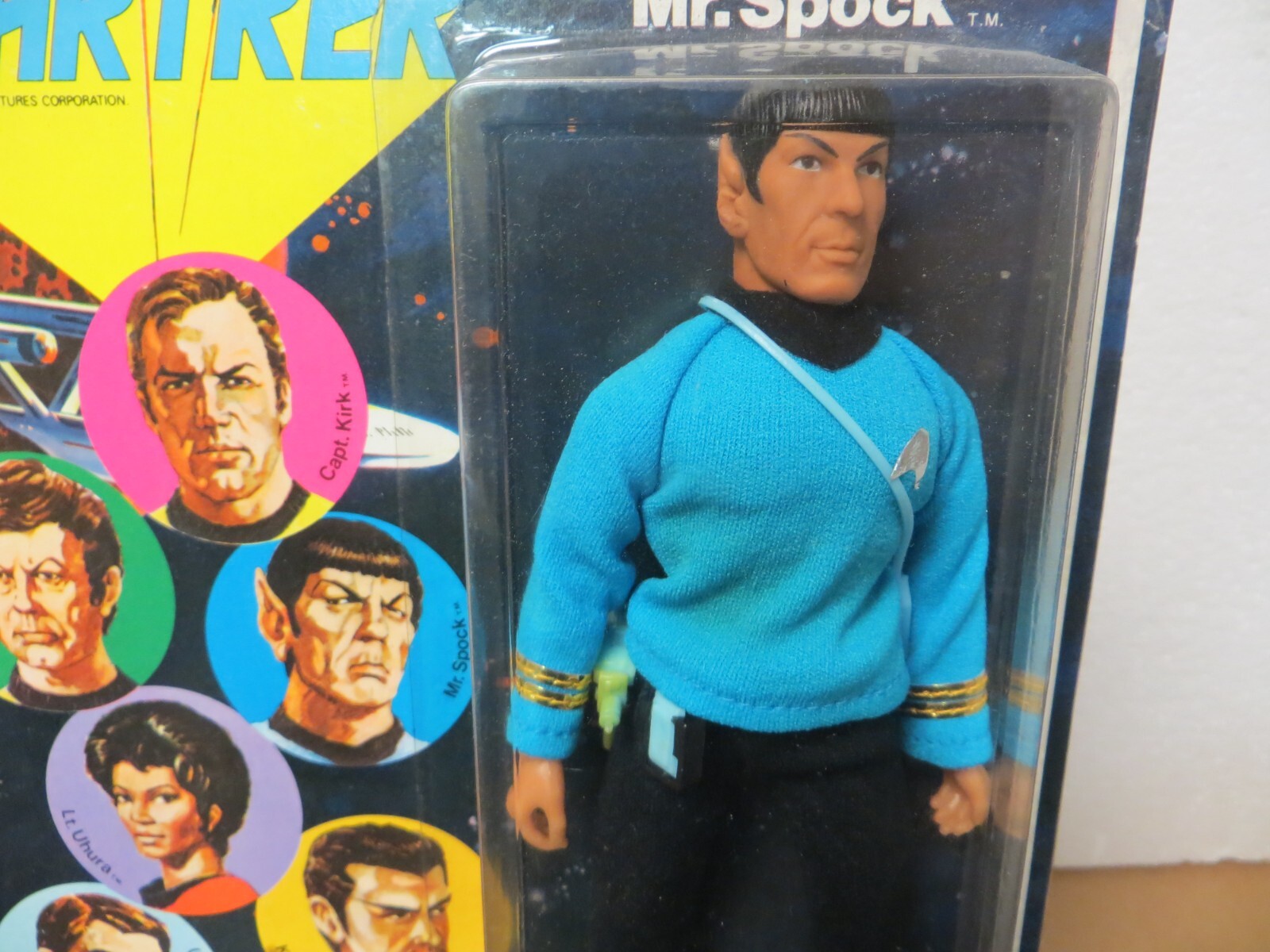 VINTAGE MEGO 1970's : DR. SPOCK LEONARD NIMOY Star Trek Action Figure ...