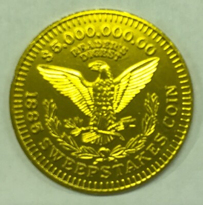 1985 Token/Slug: Readers Digest 5,000,000.00 Sweepstakes Coin (T1) | eBay