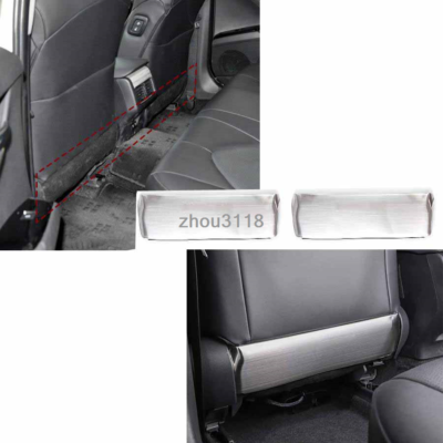 Silver Stainless Seat Anti Kick Pad Protective Trim For Toyota Camry ...