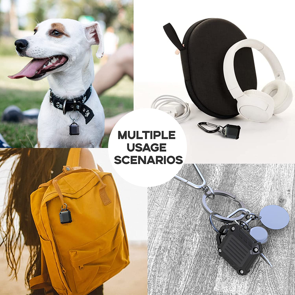 Waterproof Airtag Holder Keychain Case,Compatible Apple Air Tag Tracker ...