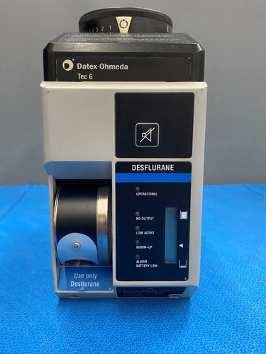 Datex-Ohmeda Tec 6 Desflurane Vaporizer ref:X1107-9001-000 | eBay