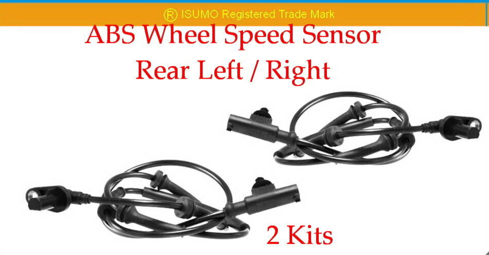4x ABS Wheel Speed Sensor W/Connectors Front -Rear L/R Fits Land Rover ...