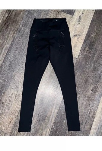 Gymshark Exo Ultra Leggings Small Black Full Length Gripping Waist ...