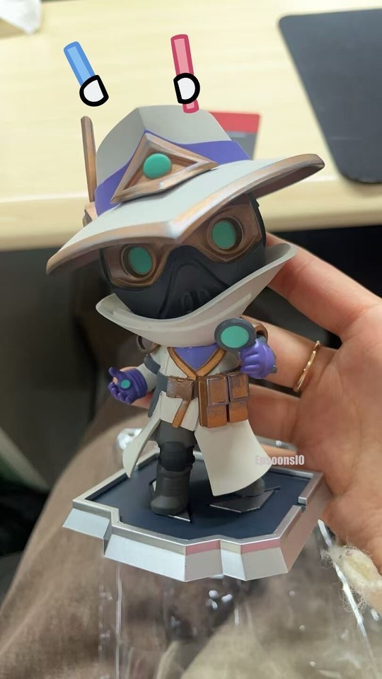 Official Valorant Cypher Q Ver. Figure 13cm Game Model Toy Fans Collect ...