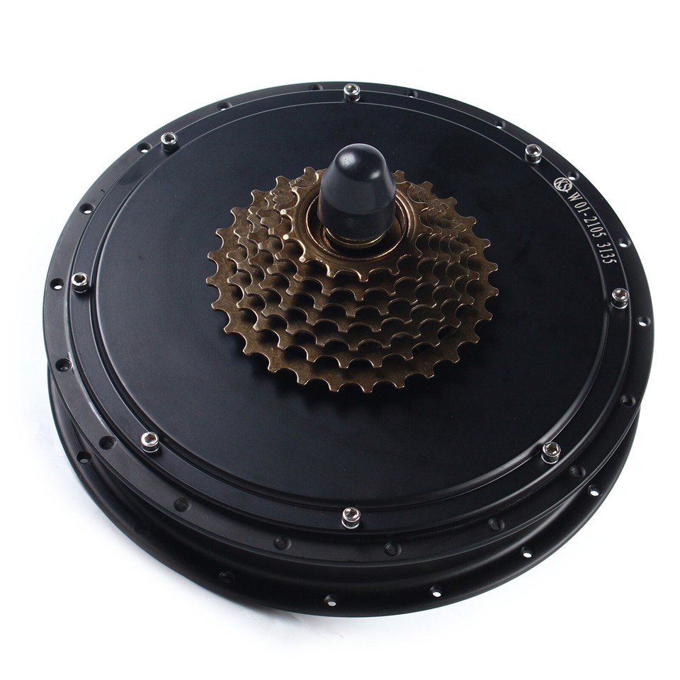 Electric Bike Brushless Gear Hub Motor Rear Wheel E-Bike Hub Motor ...