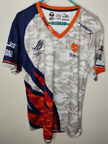 JINX Pro Echo Fox Camo Jersey T Shirt XL | eBay