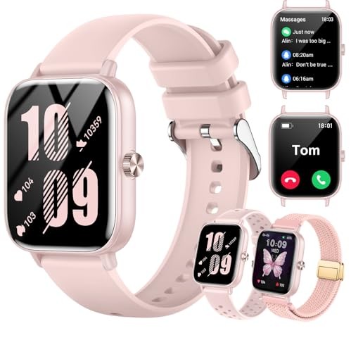 Smart Watch for Women, 1.83'' HD Touchscreen Smartwatch with Bluetooth ...