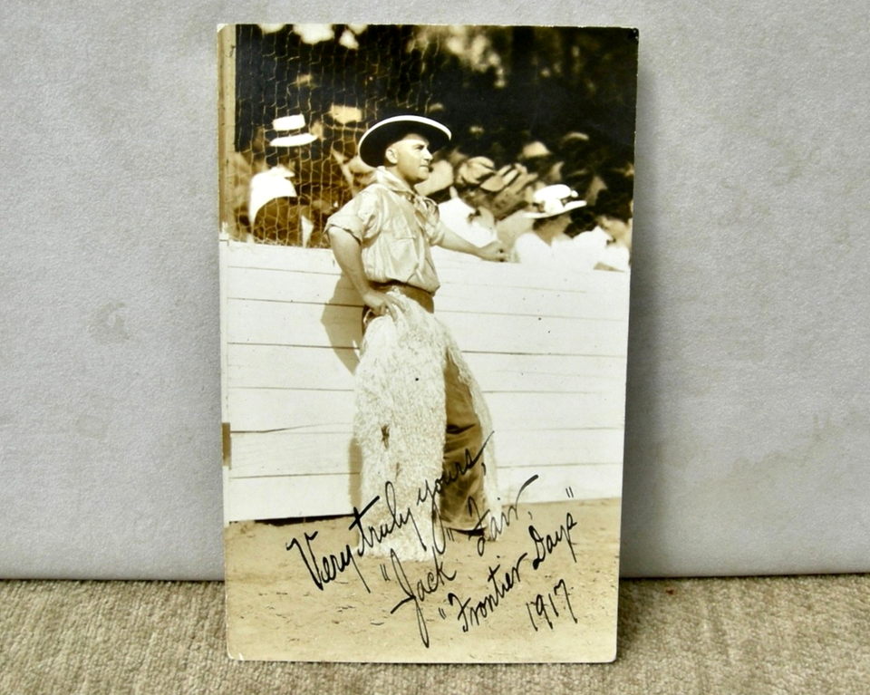 1917 CHEYENNE, WYOMING BOXING COWBOY JESS WILLIARD POTTAWATOMIE GIANT ...