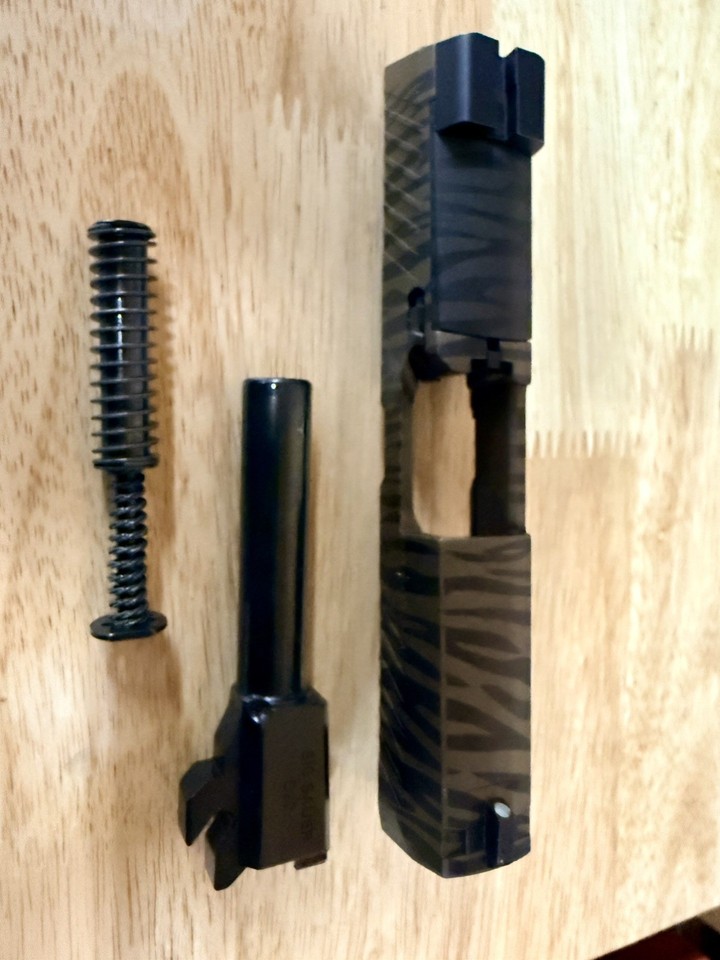 Sig Sauer P320 320 M18 Coyote 9MM SLIDE ASSEMBLY w/ Barrel and Recoil ...