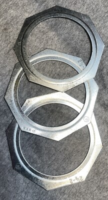 3 pack) RACO 1383 Reducing Washer, 2-1/2" to 2" Conduit, Steel | eBay