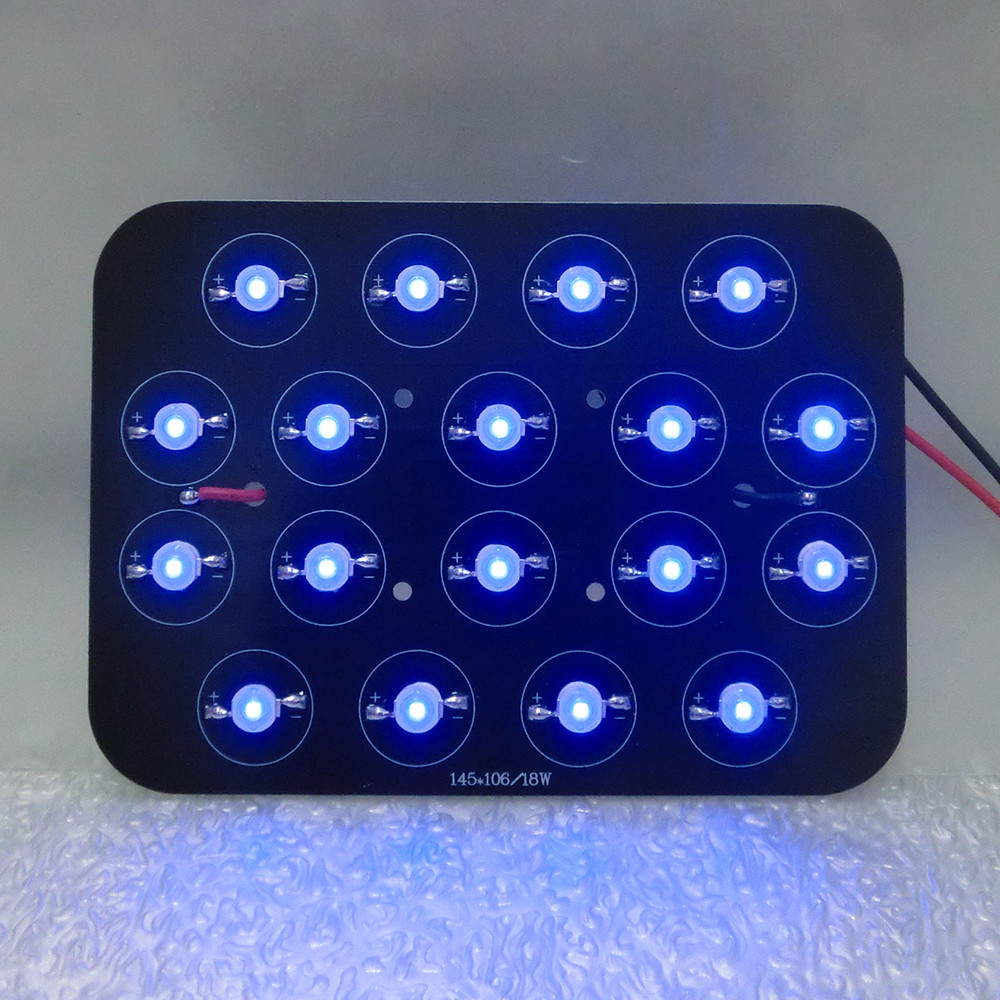 18W 365nm 395nm 420nm UV Purple LED Lamp Light Bulb +PCB +Driver ...