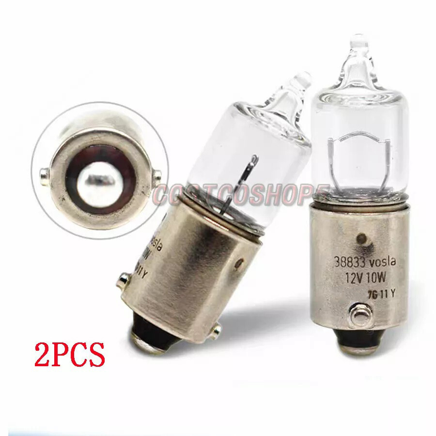 2pcs For 38833 Vosla H10W Halogen Lamp BA9s bulb 12V 10W lamp light NEW ...