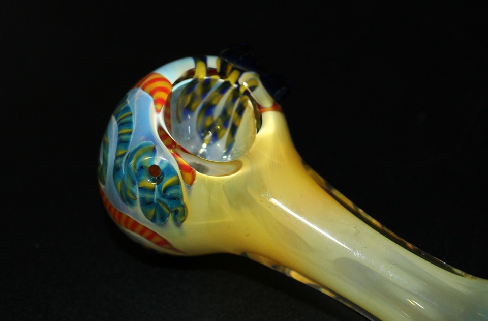 5" LA ZOMBIE STORM Fumed Tobacco Smoking Glass Pipe ZOMBIE Glass pipes ...