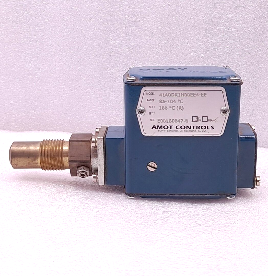 Amot Controls 4140DK1H00EE4-EE Temperature Switch Range 83-104C Set ...