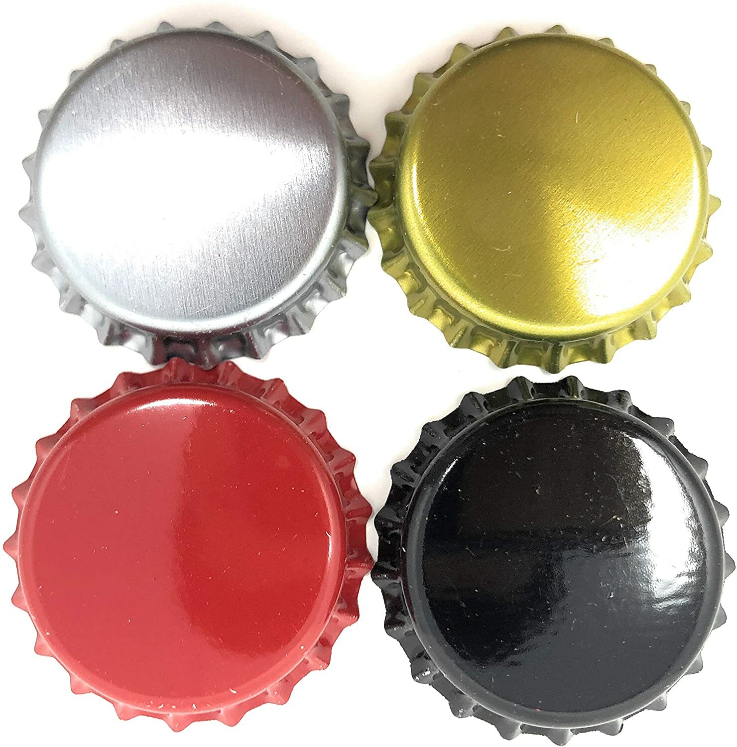 Beer Bottle Crown Caps Oxygen Absorbing for HomeBrew, 4 Colors (200 ...