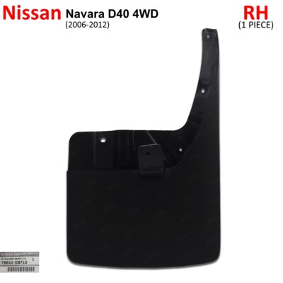 Rh Rear Mud Flap Splash Guard Fender For Nissan Navara D40 4x4 2006 ...