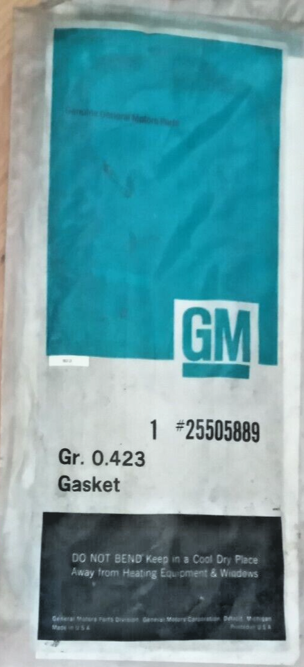 NOS GM 25505889 Engine Valve Cover Gasket Equivalent to Fel-Pro VS ...